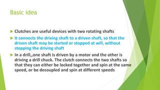 presentation on clutches | PPTX