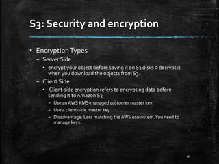 Aws object storage and cdn(s3, glacier and cloud front) part 2 | PPTX