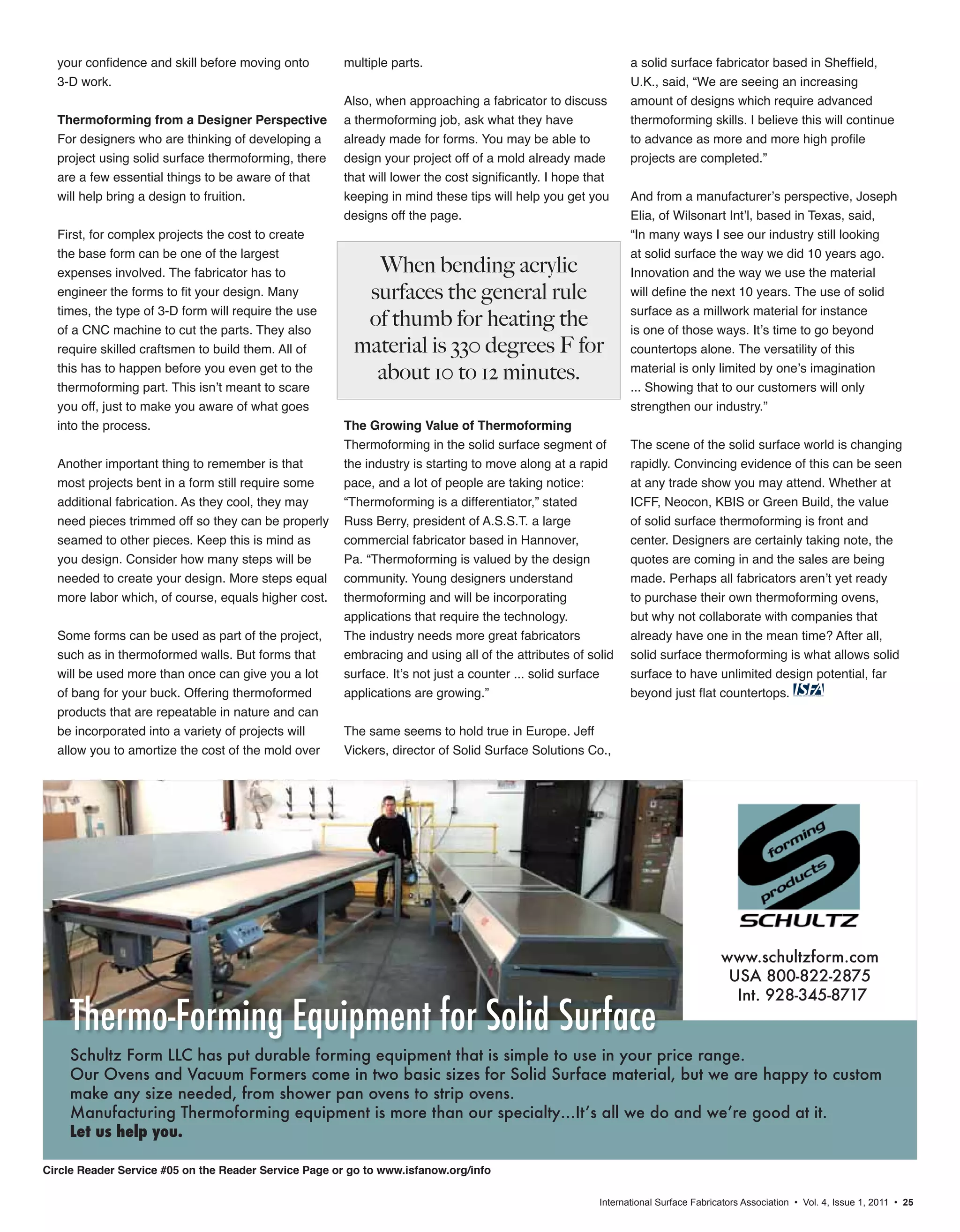 Solid Surface thermoforming | PDF