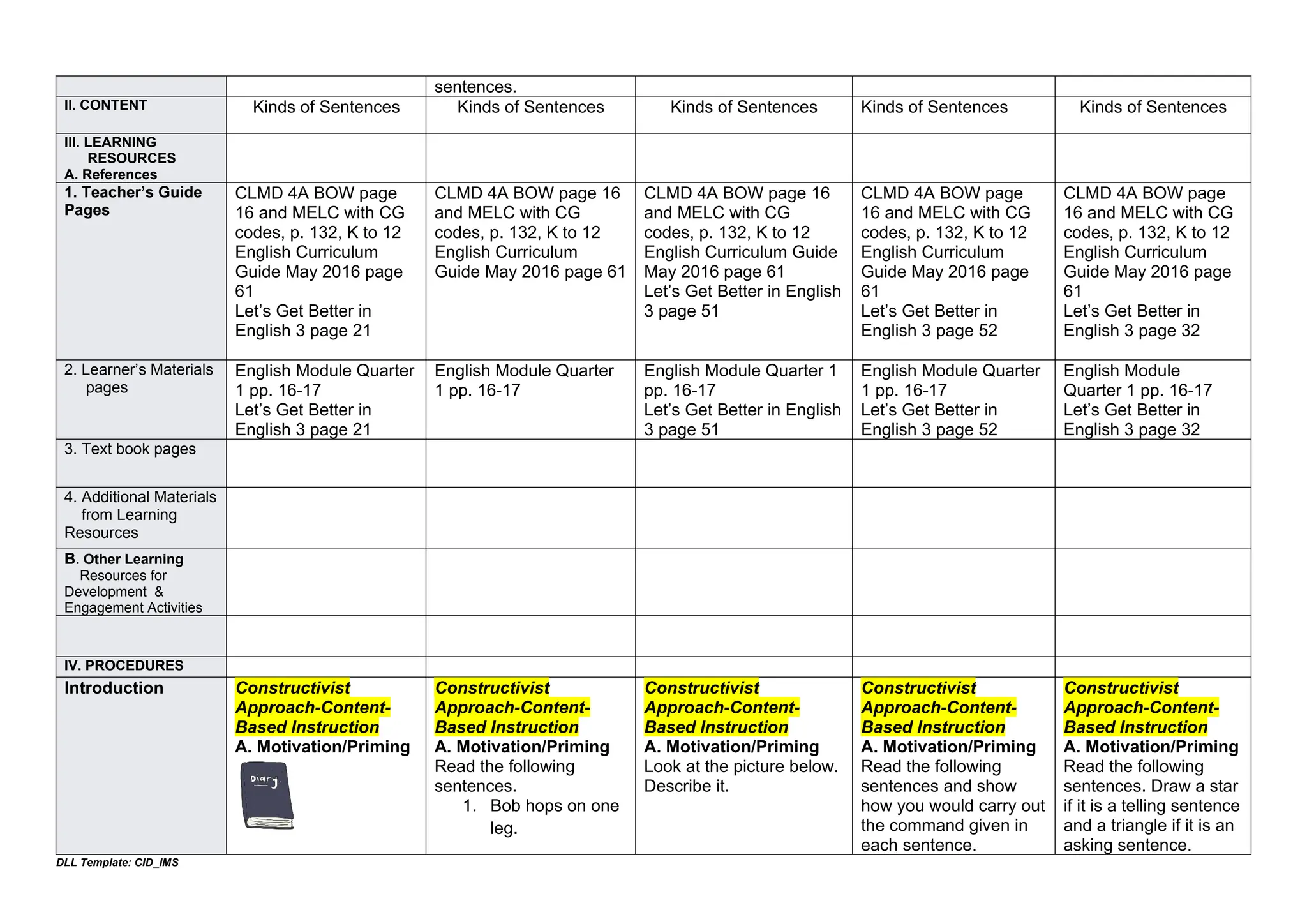 Q1-English-Week-2 (1).docx. .......... | DOCX | Educational Assessment ...
