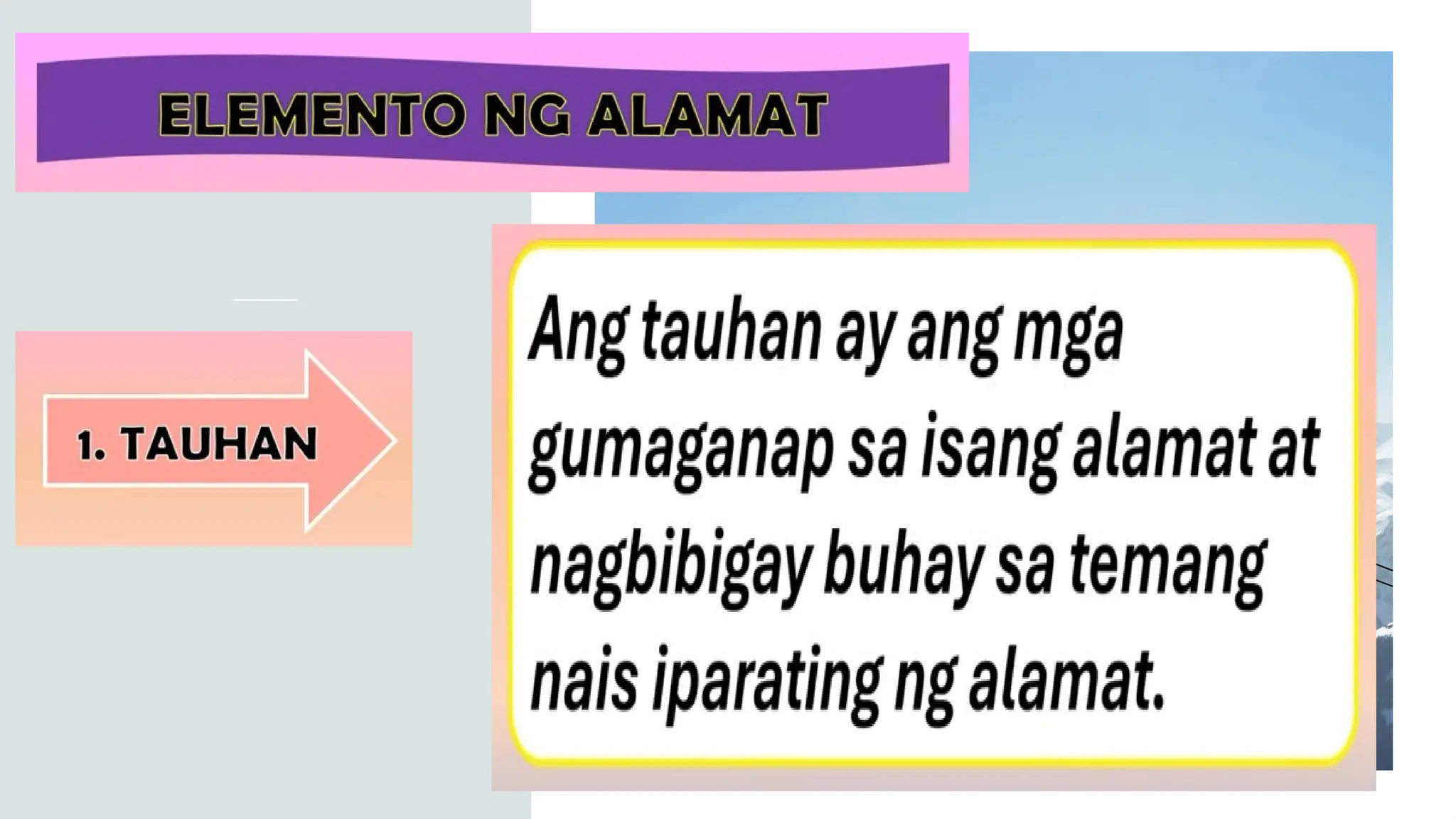 Quarter 1- FILIPINO 4 - WEEK 1 (ALAMAT).pptx
