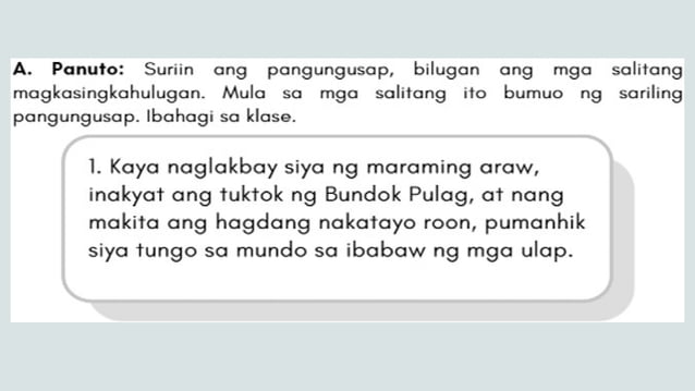 Quarter 1- FILIPINO 4 - WEEK 1 (ALAMAT).pptx