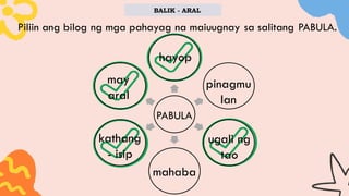 QUARTER 1 - FILIPINO 4 - WEEK 2 (PABULA).pptx