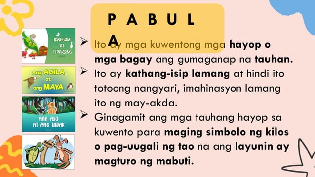 QUARTER 1 - FILIPINO 4 - WEEK 2 (PABULA).pptx