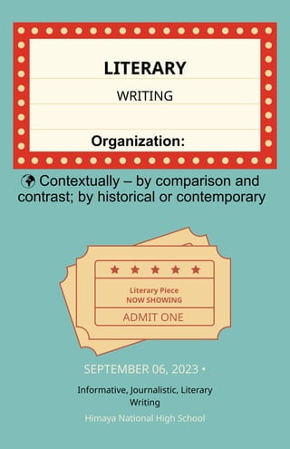 Q1-L1-English9_Types of Writing_Journalistic, Informative and Literary.pptx