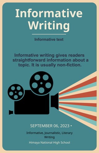 Q1-L1-English9_Types of Writing_Journalistic, Informative and Literary.pptx
