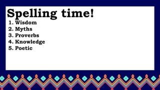 Q1 - L1 - WORDS OF WISDOM.pptx