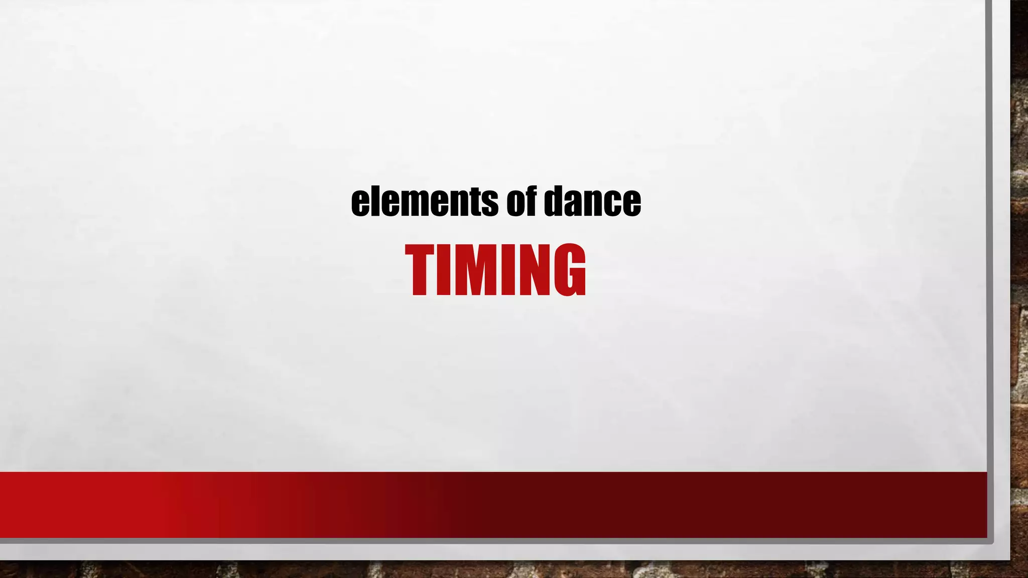 Introduction to Dance | PPTX