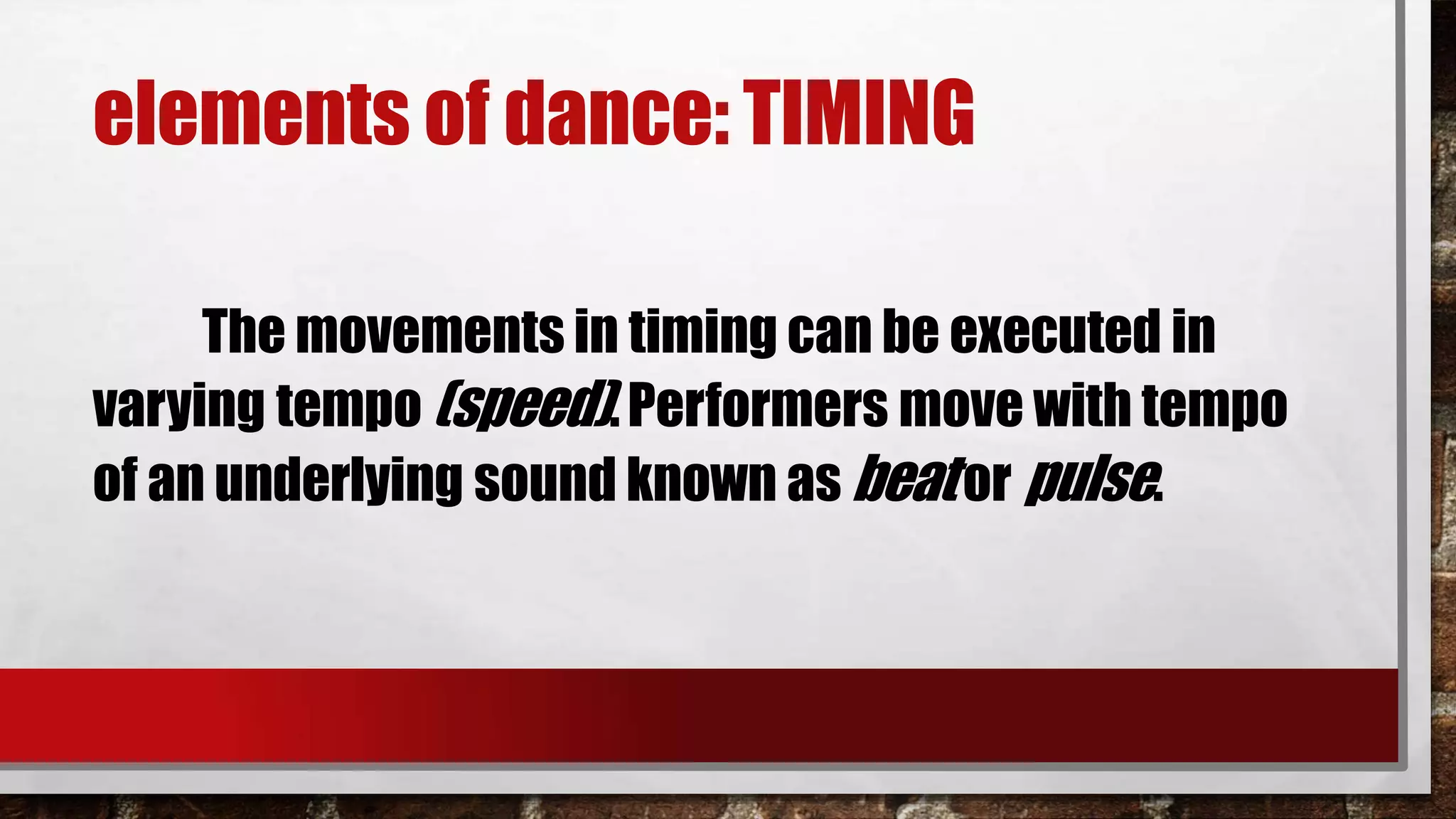 Introduction to Dance | PPTX