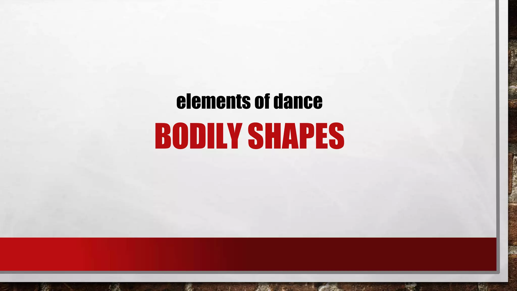 Introduction to Dance | PPTX