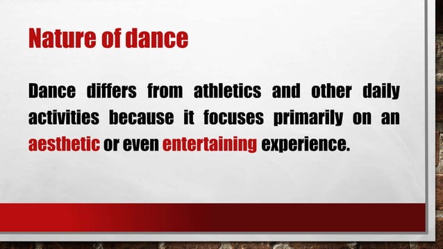 Introduction to Dance | PPT