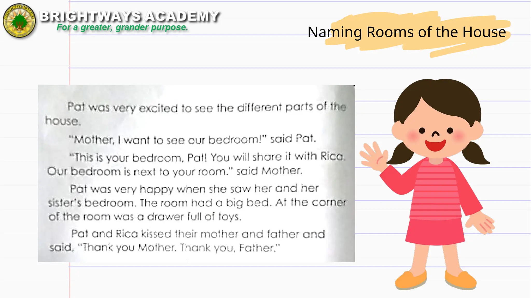Q1 - Language - K - Naming Rooms of the House (1).pptx