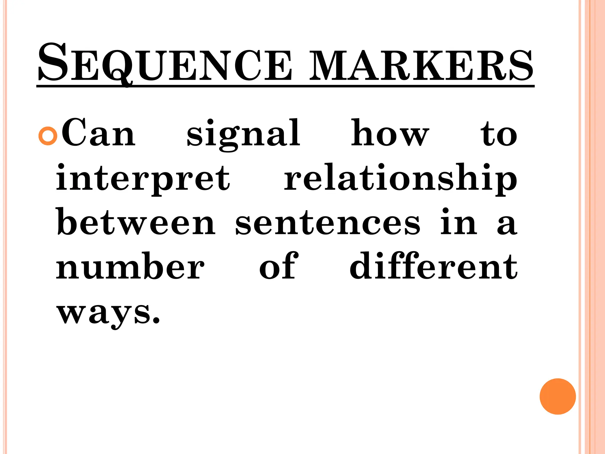 Sequence-Markers.pdf sequence marker slide show | PDF