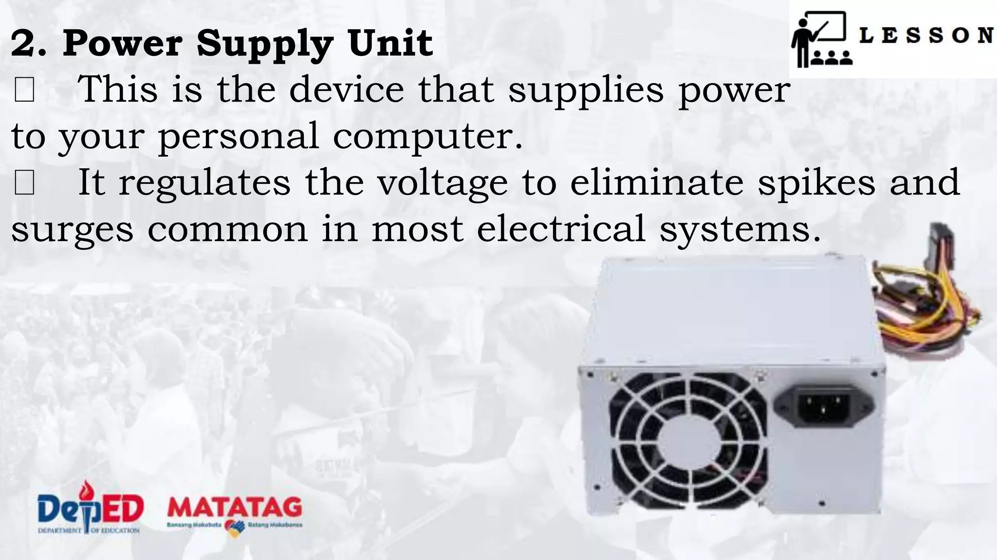 Q1 - lesson-3 - PARTS OF THE SYSTEM UNIT AND THEIR FUNCTIONS.pptx ...