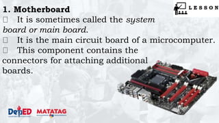 Q1 - lesson-3 - PARTS OF THE SYSTEM UNIT AND THEIR FUNCTIONS.pptx