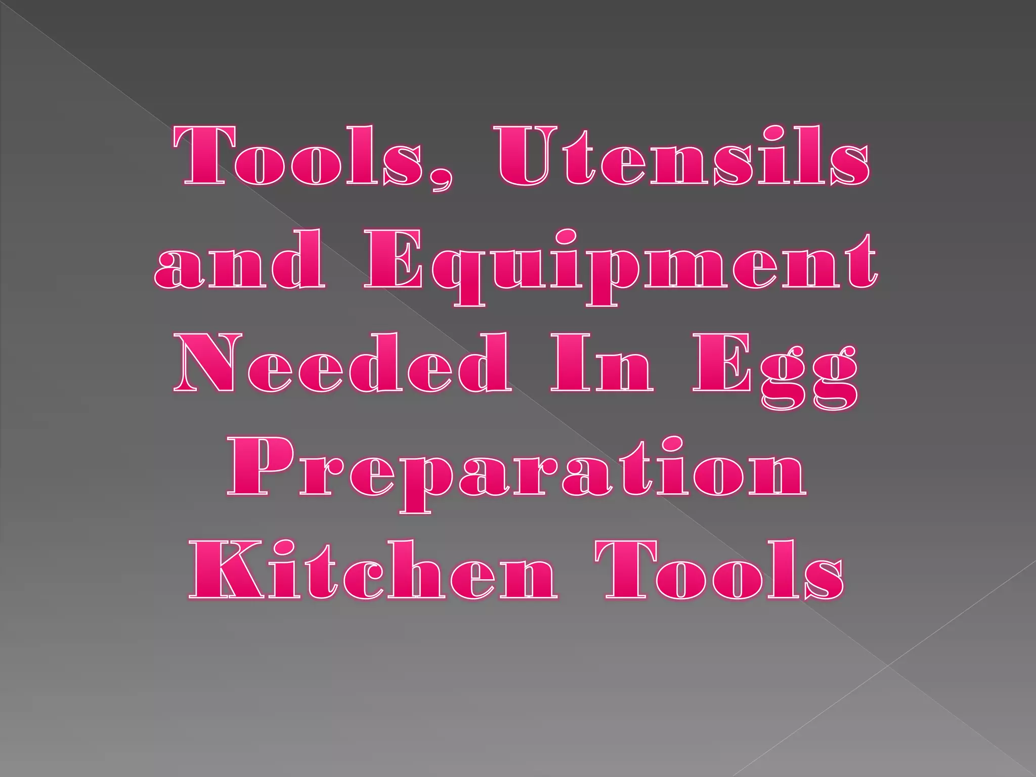lesson 1 prepare egg dishes - LO1 | PPTX