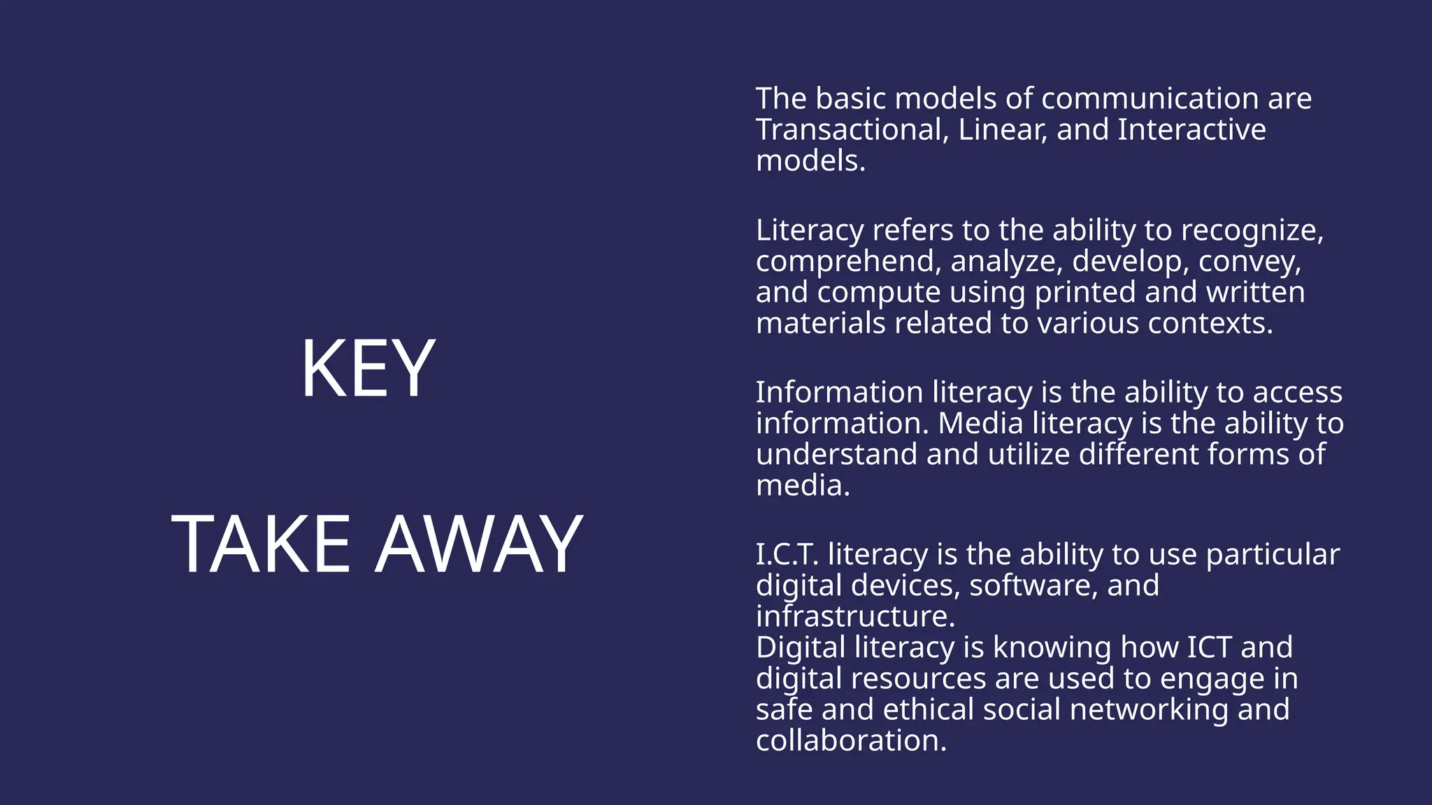 Introduction to ICT - Importance of ICT... | PPT