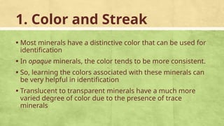 The Earth’s Minerals: Rock-forming Minerals | PPTX