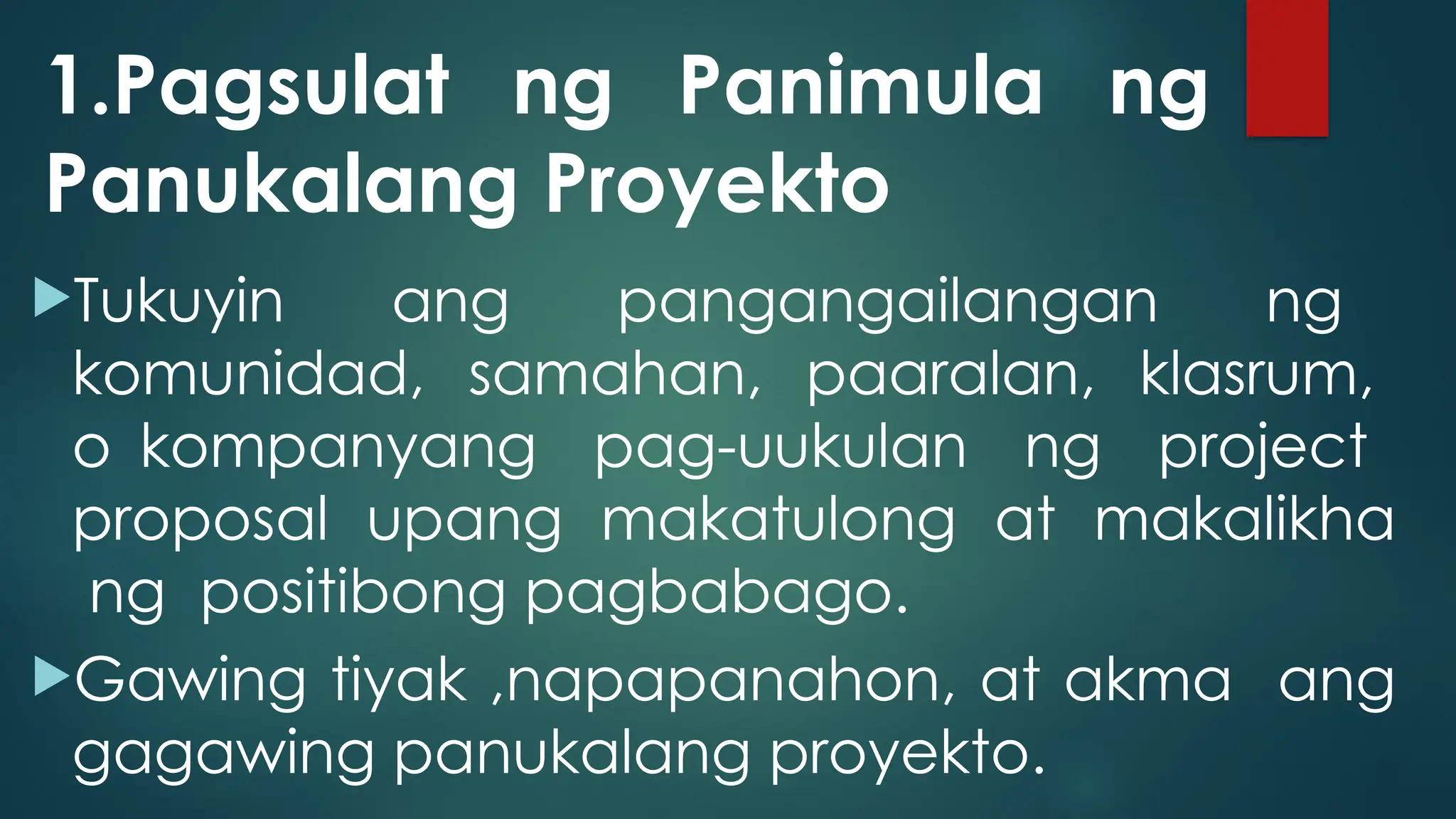 Q1-M5-Mga Dapat Gawin sa Pagsulat ng Panukalang Proyekto.pptx