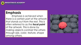 Q1 - Mapeh 6 Art - Lesson 4 - The Principles of Art .pptx