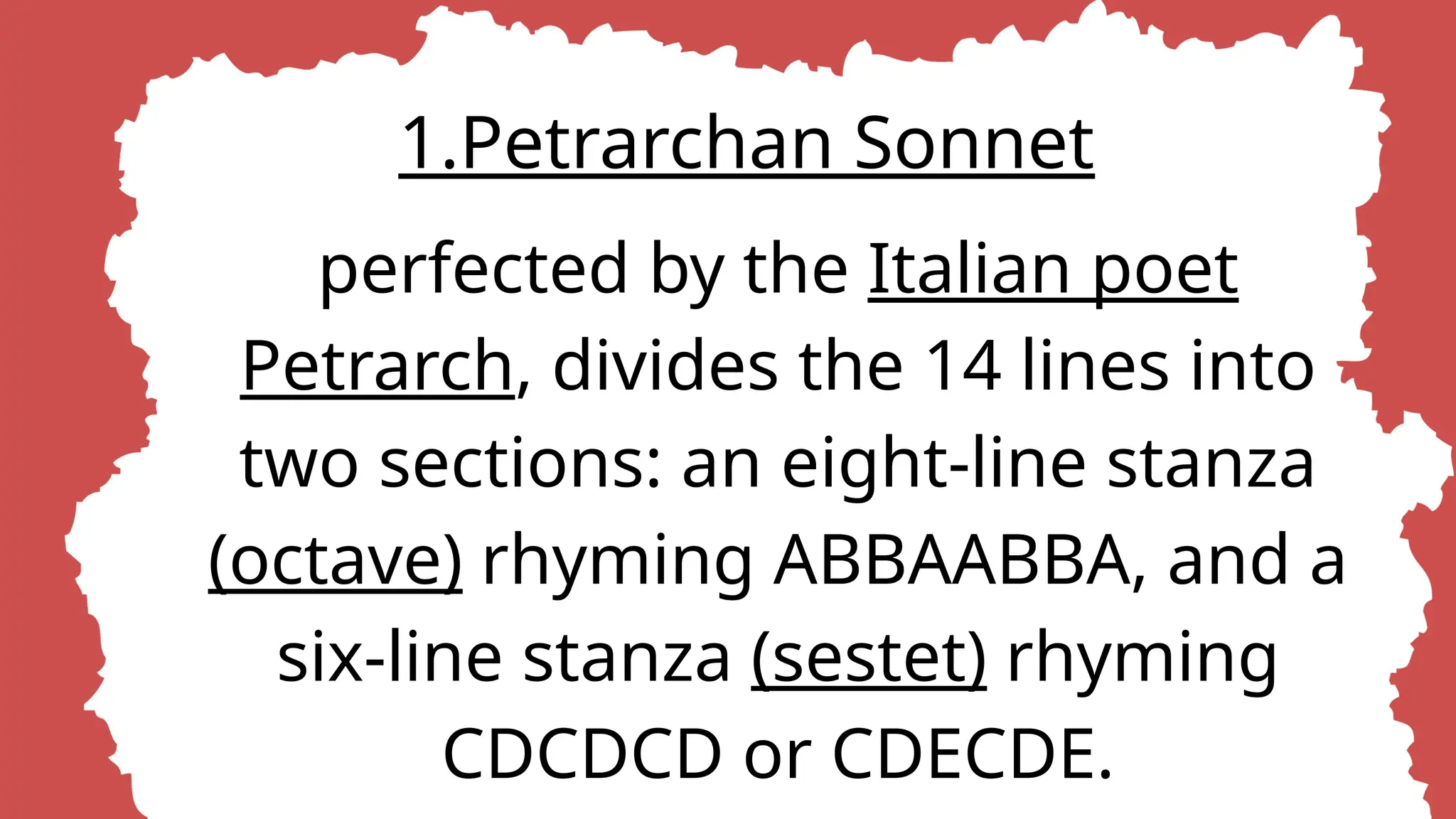 Structure of Poetry and Different Types of Stanza | PPTX