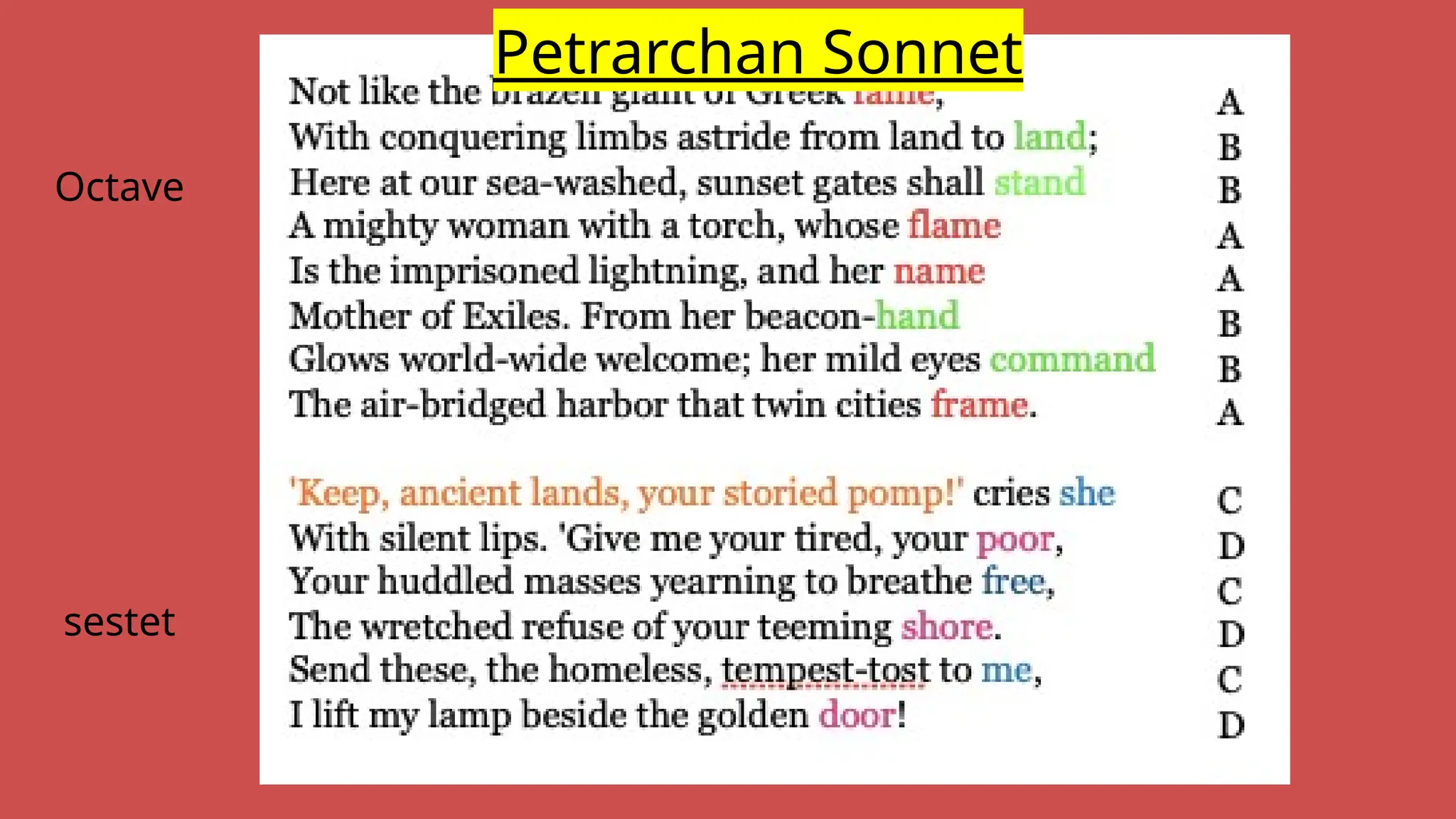 Structure of Poetry and Different Types of Stanza | PPTX