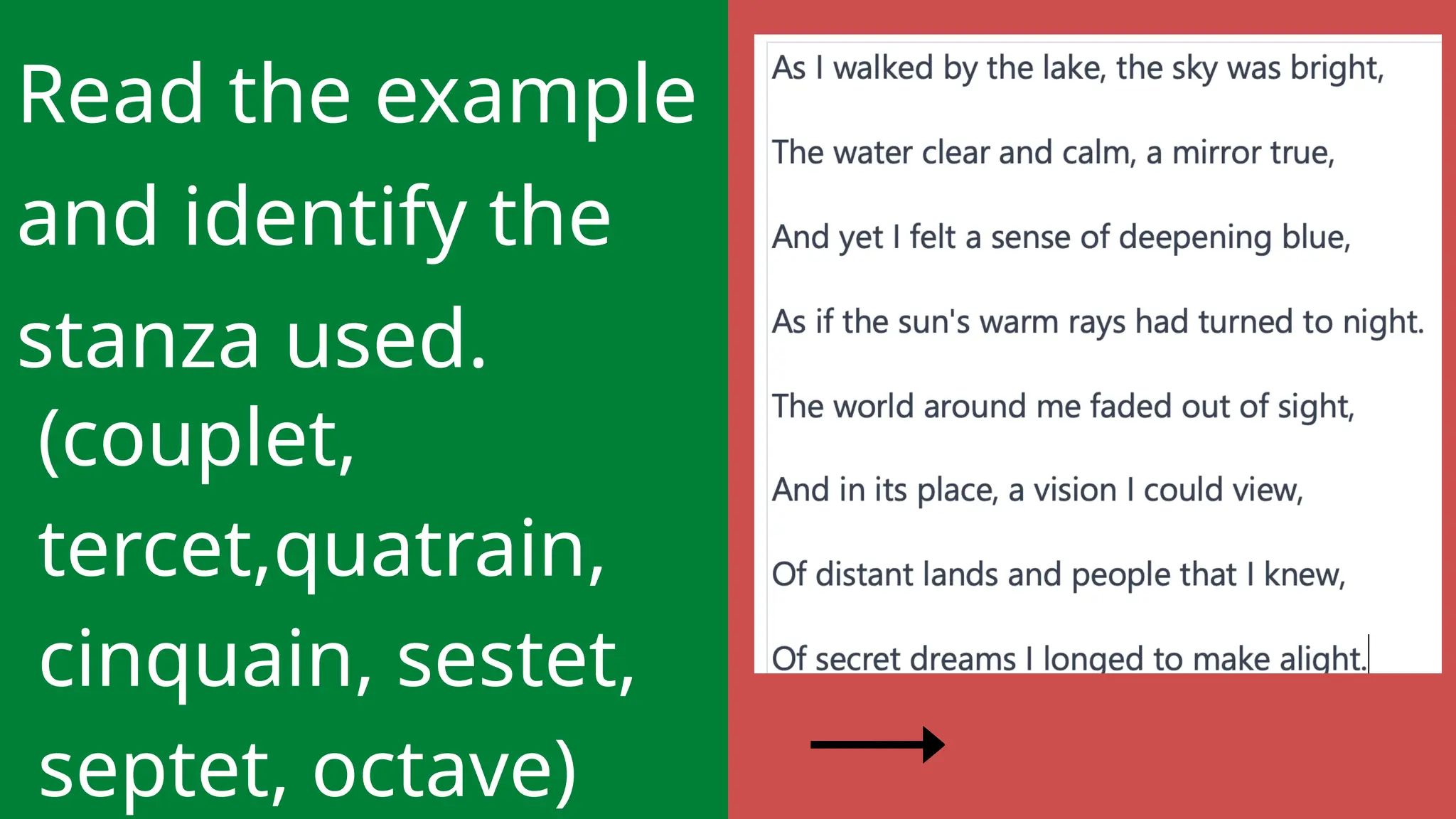 Structure of Poetry and Different Types of Stanza | PPTX