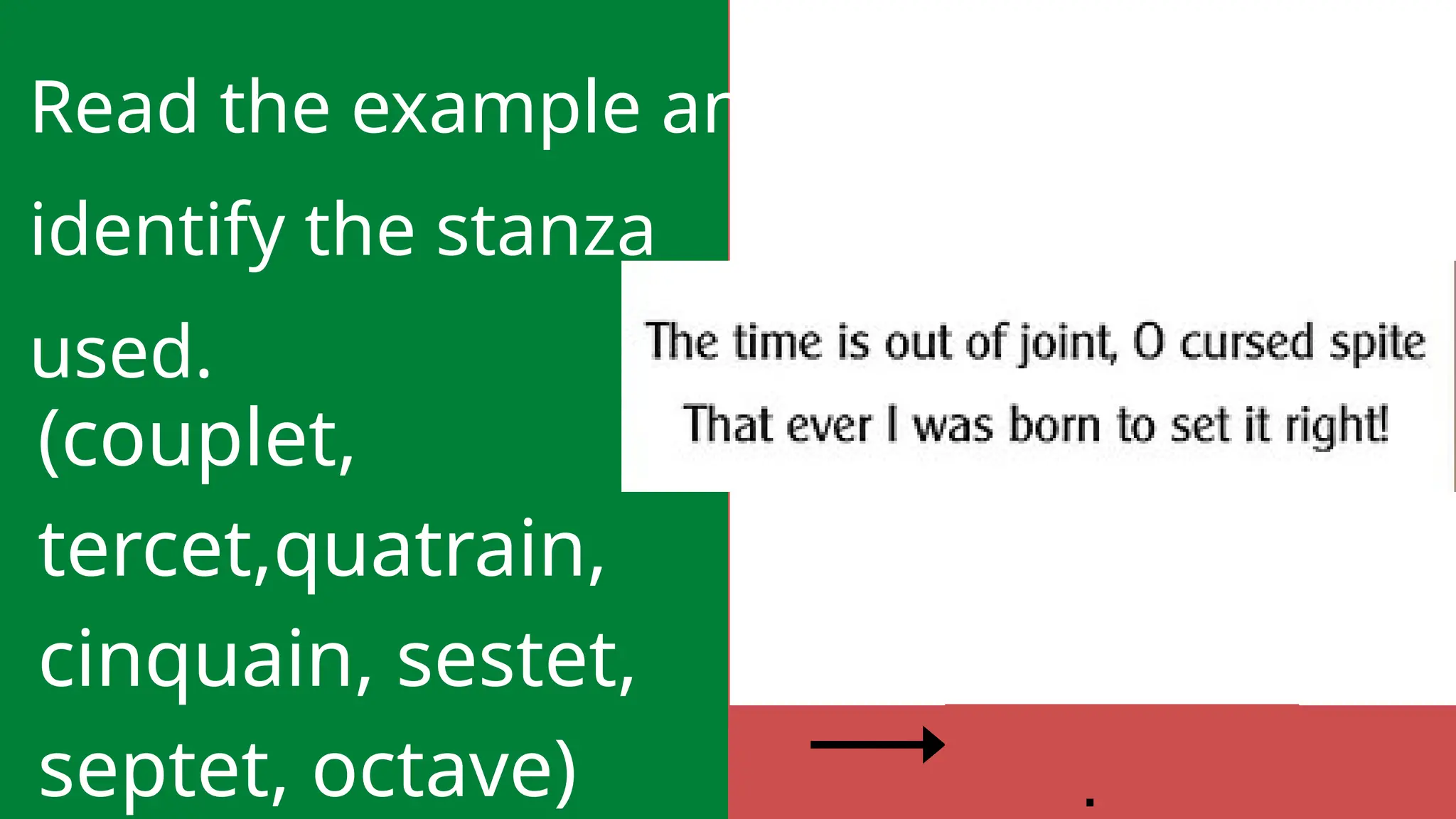 Structure of Poetry and Different Types of Stanza | PPTX