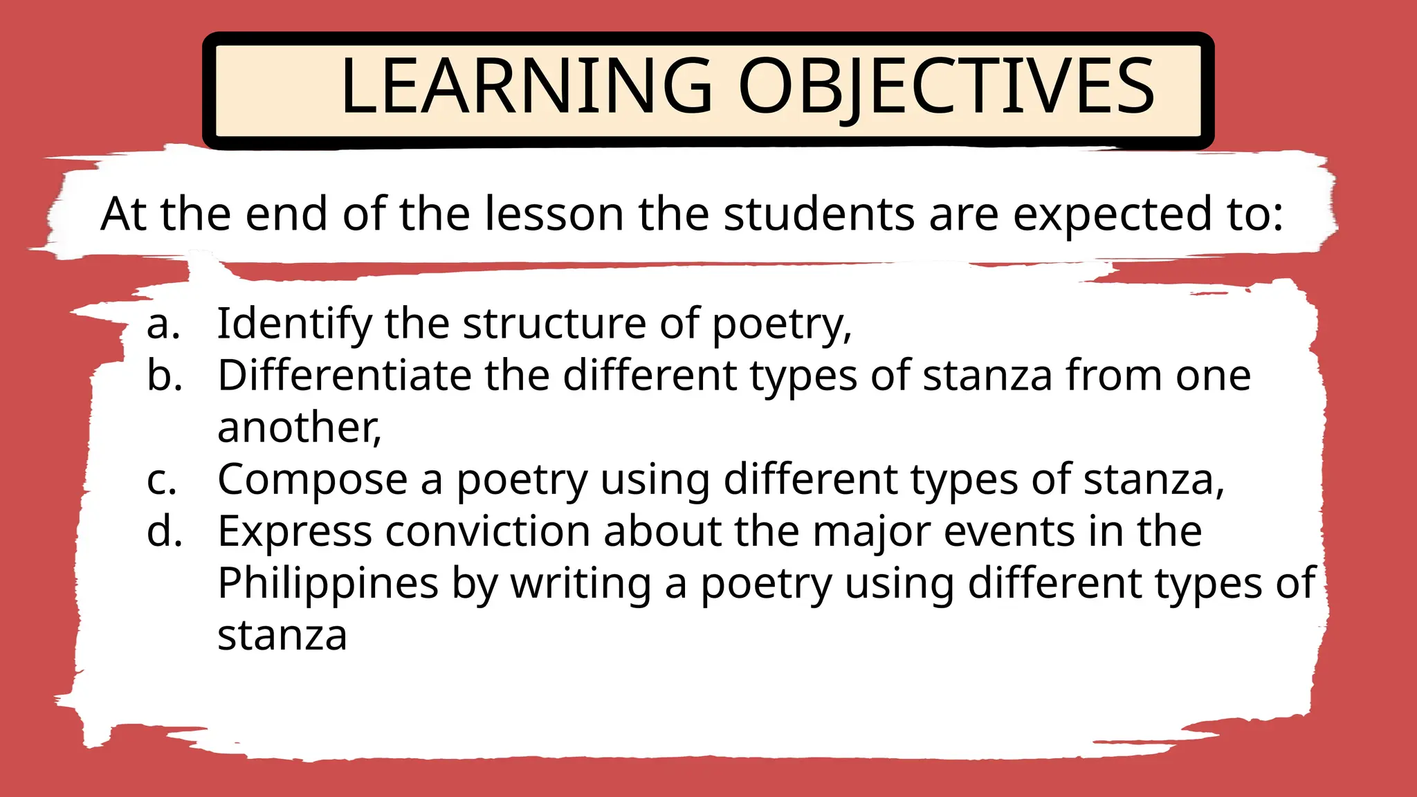 Structure of Poetry and Different Types of Stanza | PPTX