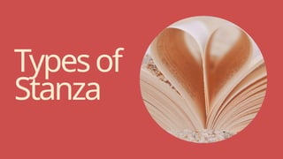Structure of Poetry and Different Types of Stanza | PPTX | Poetry ...