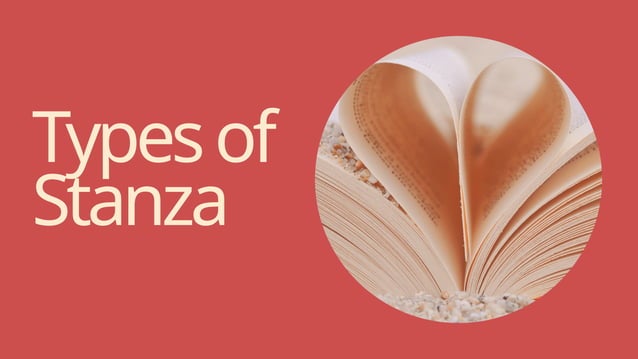 Structure of Poetry and Different Types of Stanza | PPTX | Poetry ...