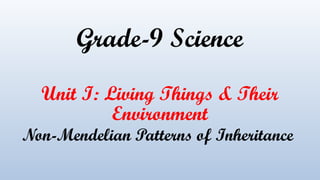 FIRST QUARTER -Multiple-Alleles.Blood Type ABO | PPTX