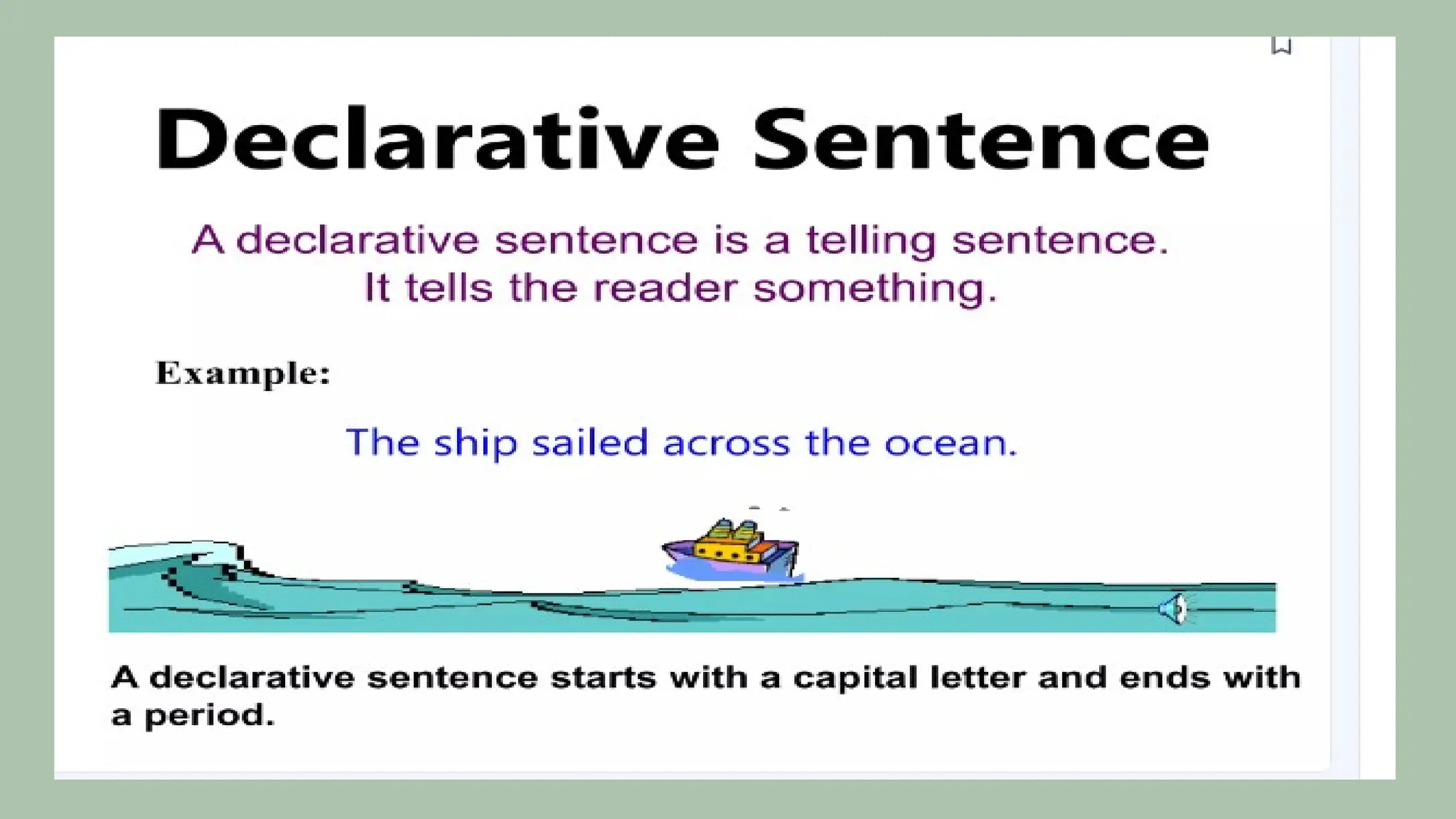 POWERPOINT PRESENTATION ABOUT DECLARATIVE AND INTERROGATIVE SENTENCES | PPT