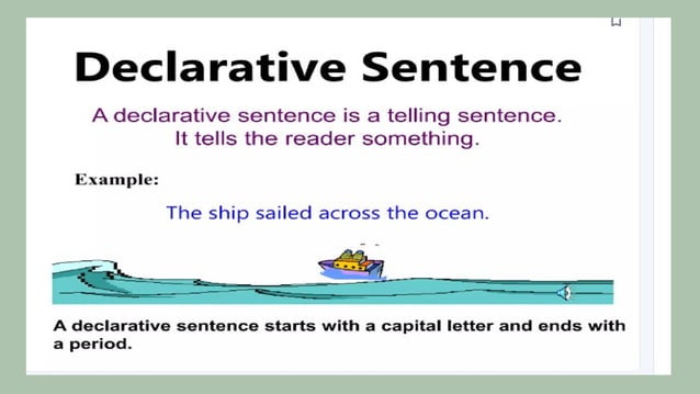 POWERPOINT PRESENTATION ABOUT DECLARATIVE AND INTERROGATIVE SENTENCES | PPT POWERPOINT PRESENTATION ABOUT DECLARATIVE AND INTERROGATIVE SENTENCES | PPT