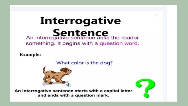 POWERPOINT PRESENTATION ABOUT DECLARATIVE AND INTERROGATIVE SENTENCES | PPT POWERPOINT PRESENTATION ABOUT DECLARATIVE AND INTERROGATIVE SENTENCES | PPT
