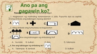 KAHULUGAN NG MGA SIMBOLO NA GINAGAMIT SA MAPA | PPT