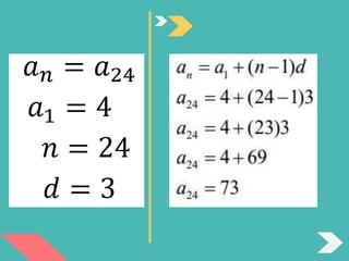 illustrating and finding the nth term of arithmetic sequence | PPTX