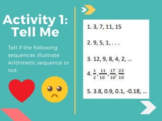 illustrating and finding the nth term of arithmetic sequence | PPTX