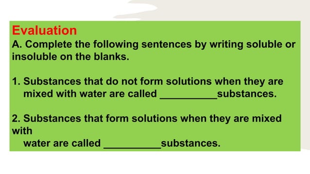 Q1-W2-Day 2_Soluble and Insoluble.pptx | Chemistry | Science