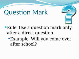 punctuation marks power point presentation | PPTX
