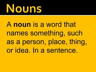 Singular and Plural Nouns power point presentation | PPT