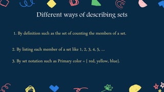 Q1-Week 1- SETS.pptx | Reptiles | Pets