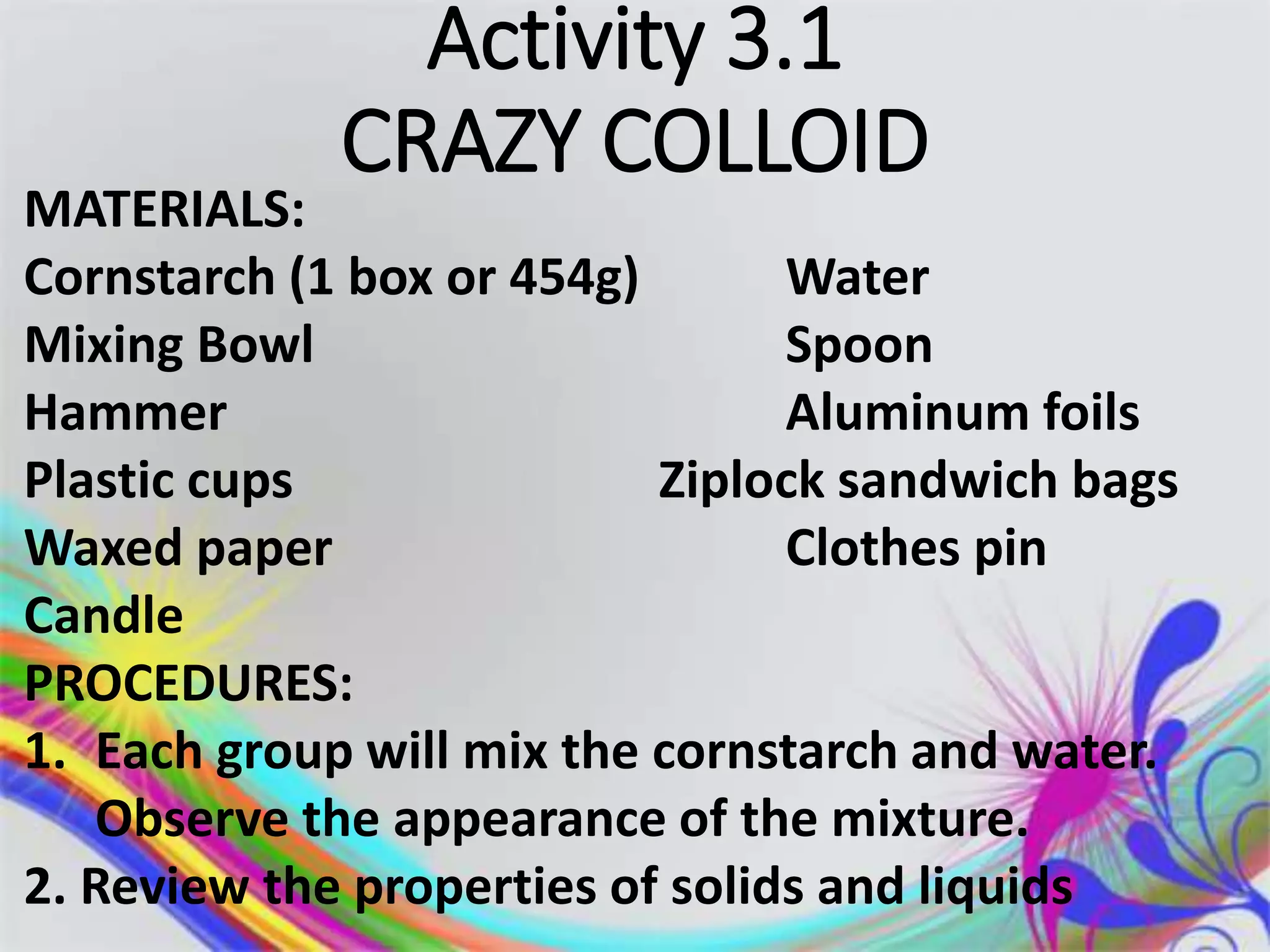 Q1 week 3-COLLOIDS | PPTX