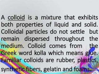 Q1 week 3-COLLOIDS | PPTX