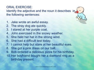 adjectives | PPT