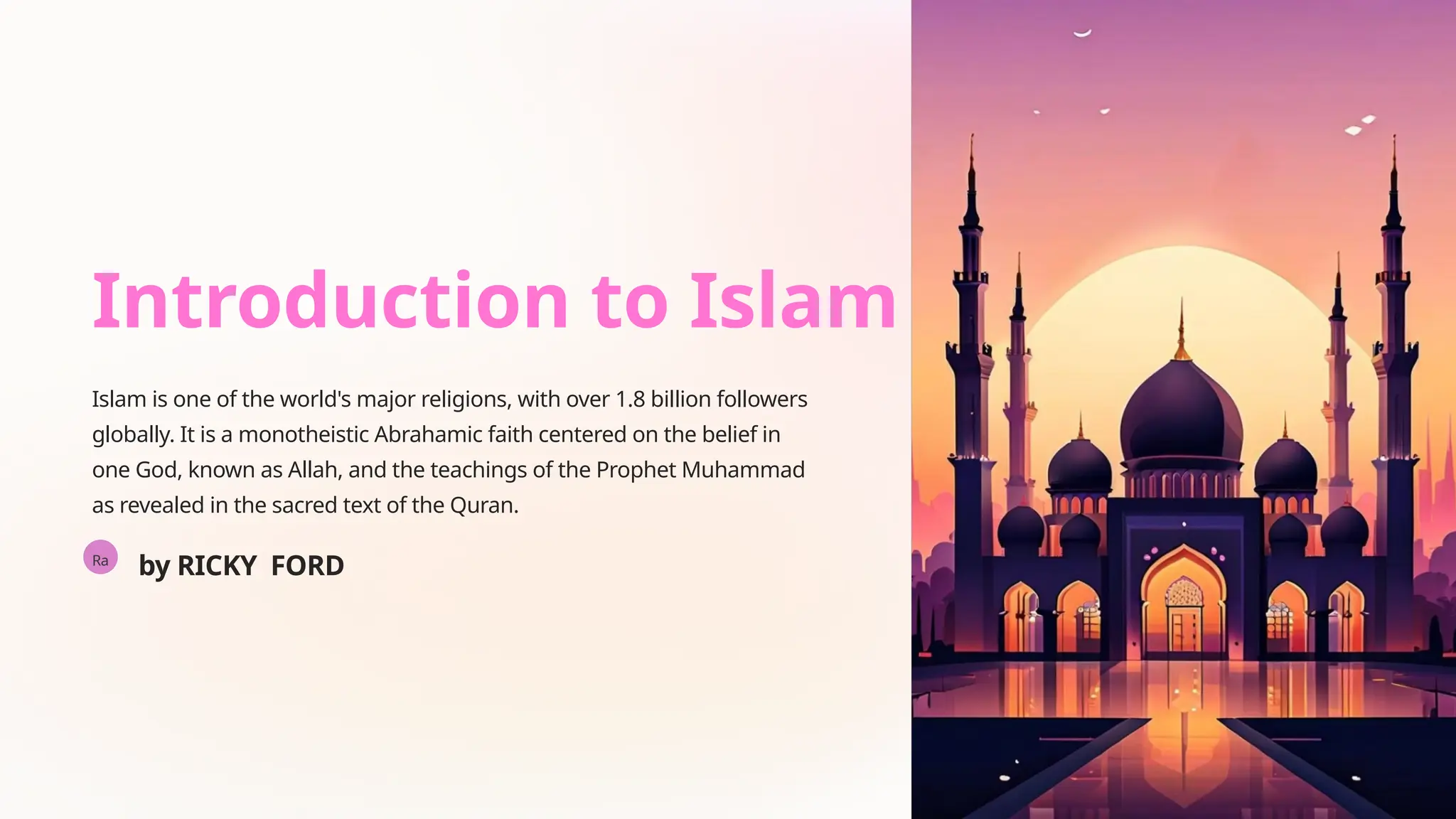 q1-wk6.pptx introduction of islam kenzou | PPTX