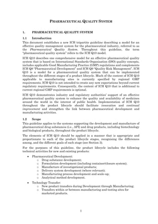 Q10 guideline | PDF