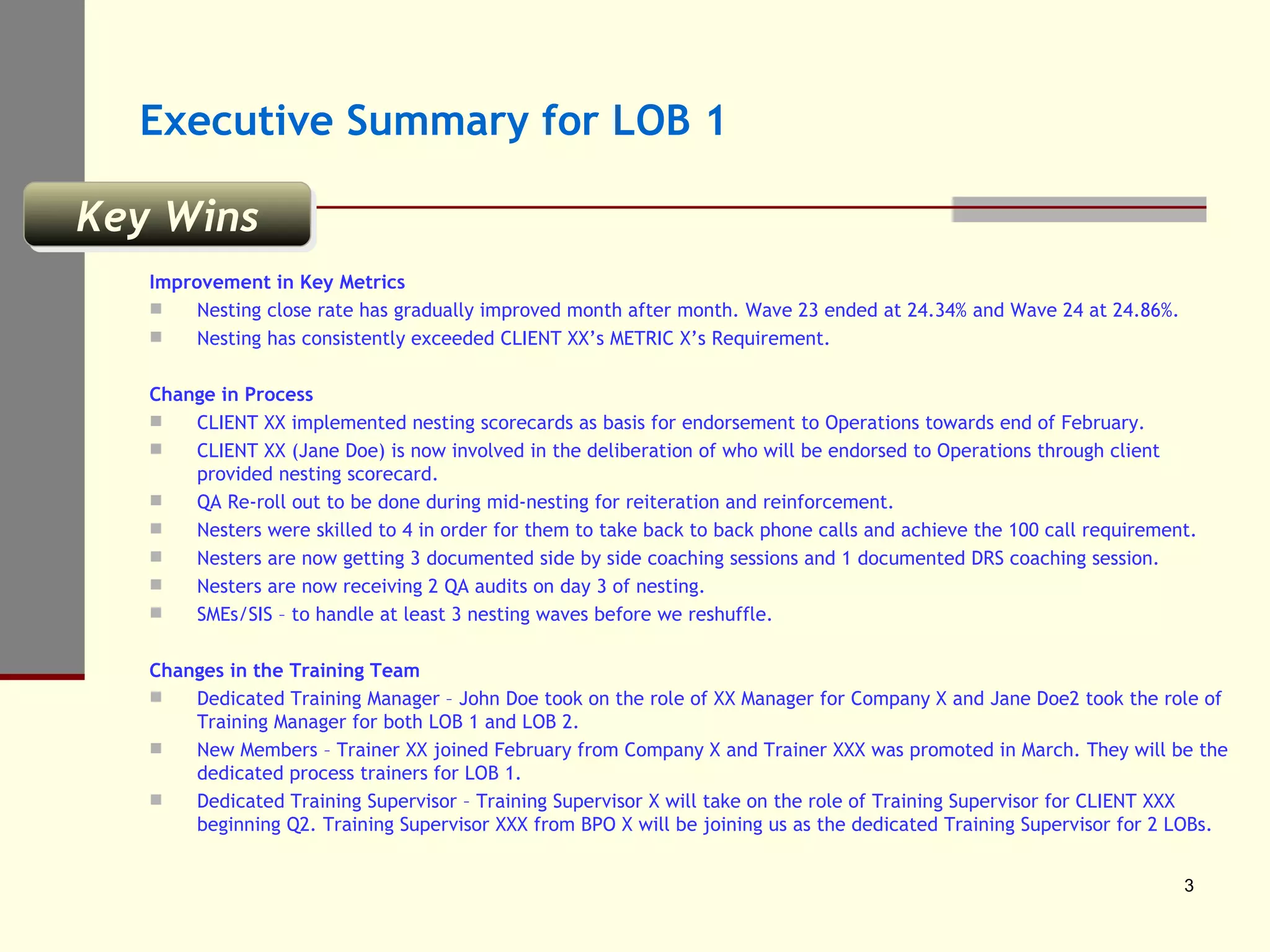 Sample QBR Slides | PPT