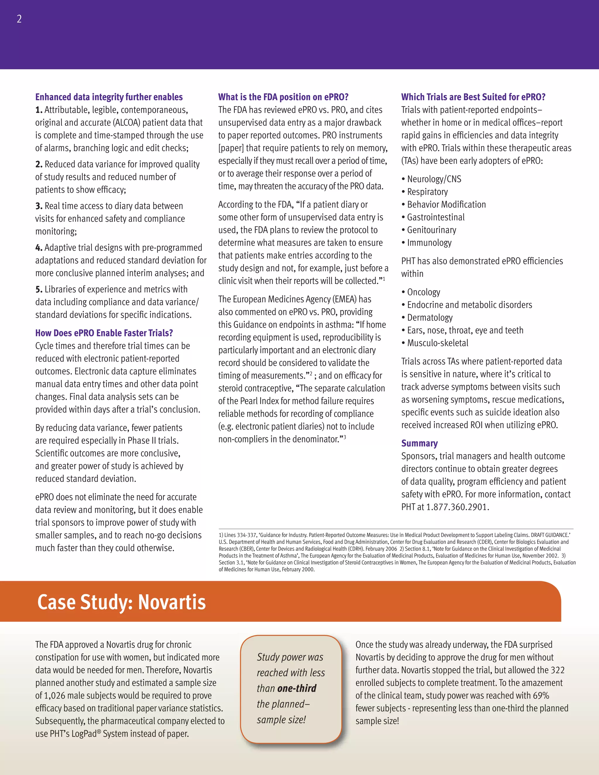 How to Justify ePRO | PDF