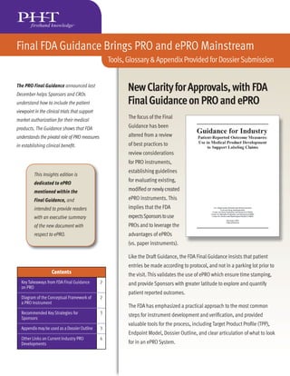 FDA PRO Guidance | PDF